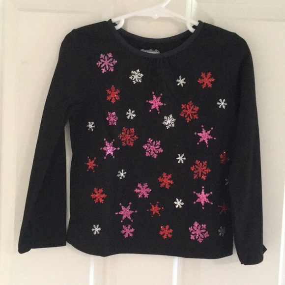 Garanimals | Shirts & Tops | Girls Christmas Holiday Top Black ...